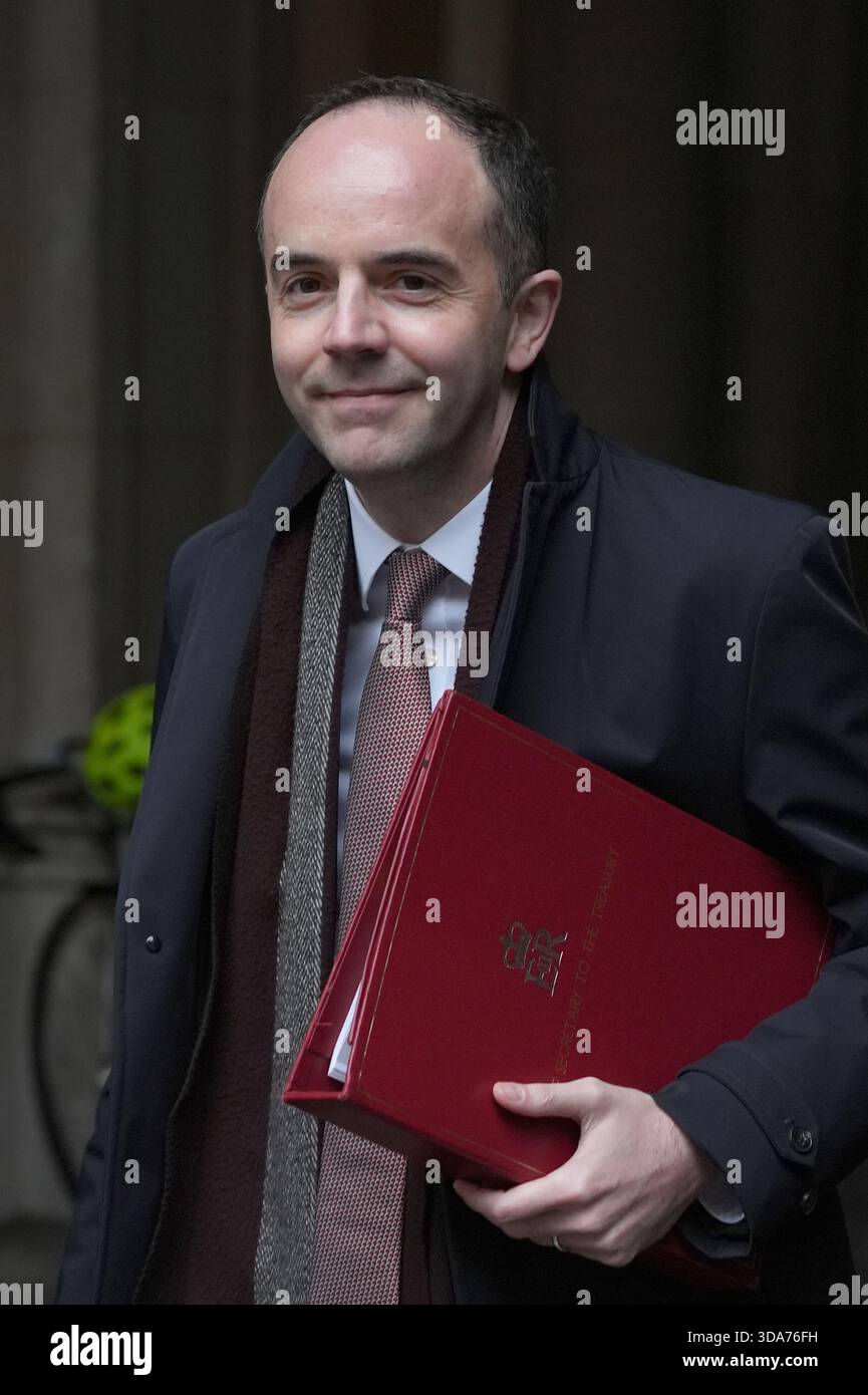 Chief Secretary to the Treasury James Murray arrives for a Cabinet ...