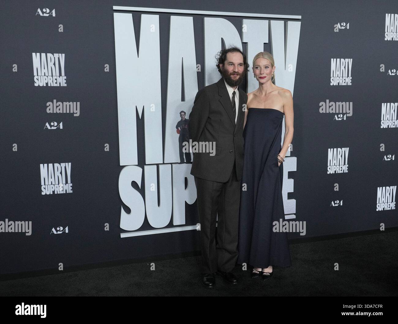 (L-R) Director Josh Safdie and Gwyneth Paltrow at the A24's MARTY ...