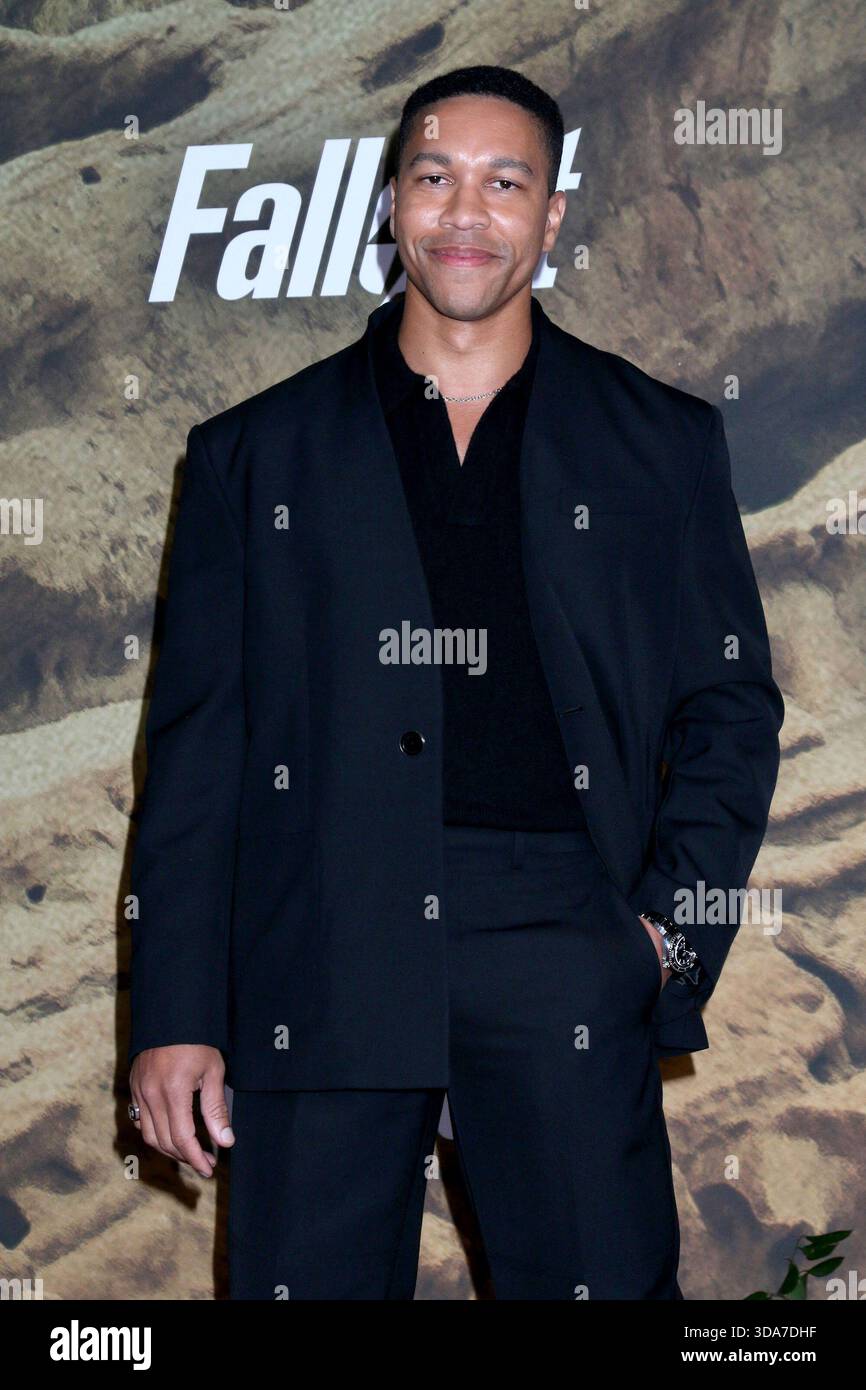 Aaron Moten at arrivals for FALLOUT Season Two Premiere, Academy Museum ...