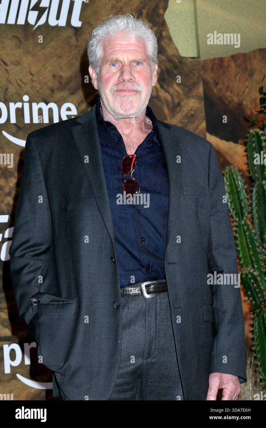 Ron Perlman at arrivals for FALLOUT Season Two Premiere, Academy Museum ...