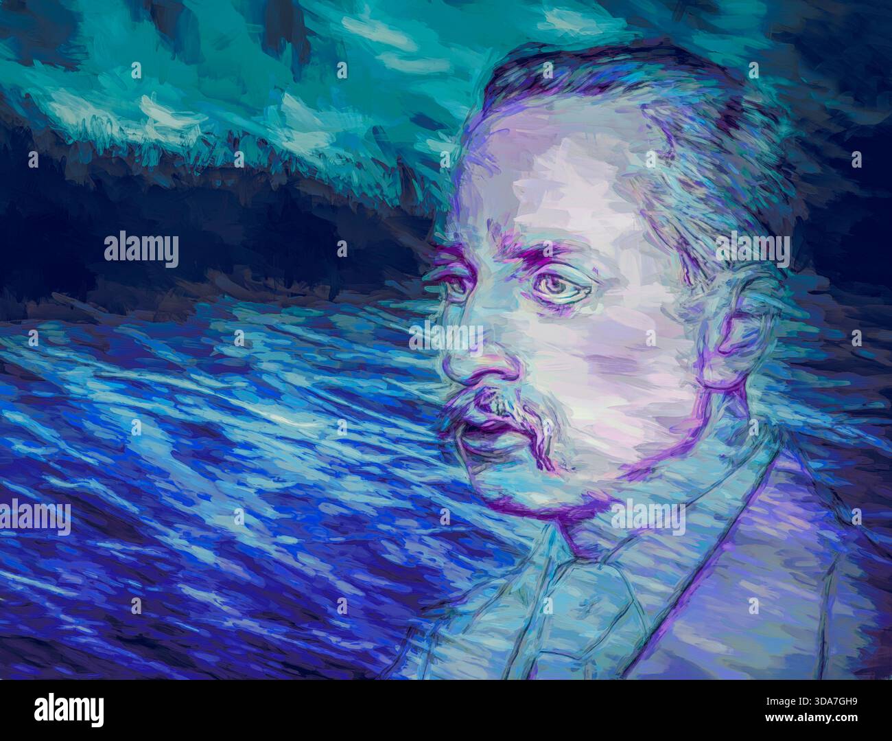 Portrait of Rainer Maria Rilke, 1875 – 1926, Austrian poet and novelist ...