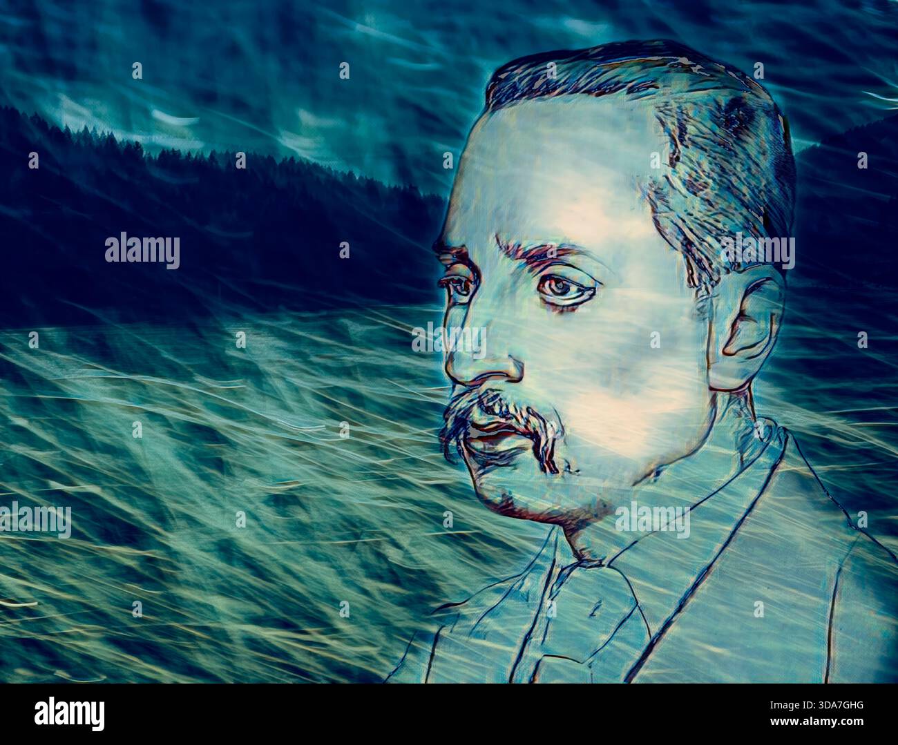 Portrait of Rainer Maria Rilke, 1875 – 1926, Austrian poet and novelist ...