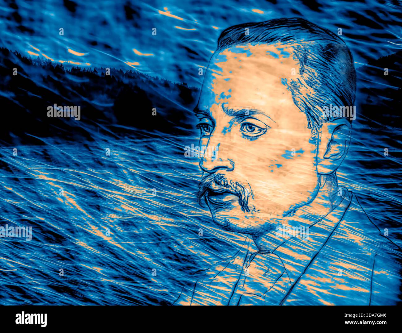 Portrait of Rainer Maria Rilke, 1875 – 1926, Austrian poet and novelist ...