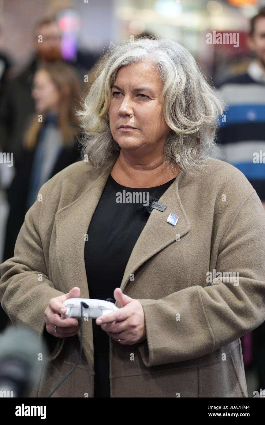 Transport Secretary Heidi Alexander during a visit to London Bridge ...