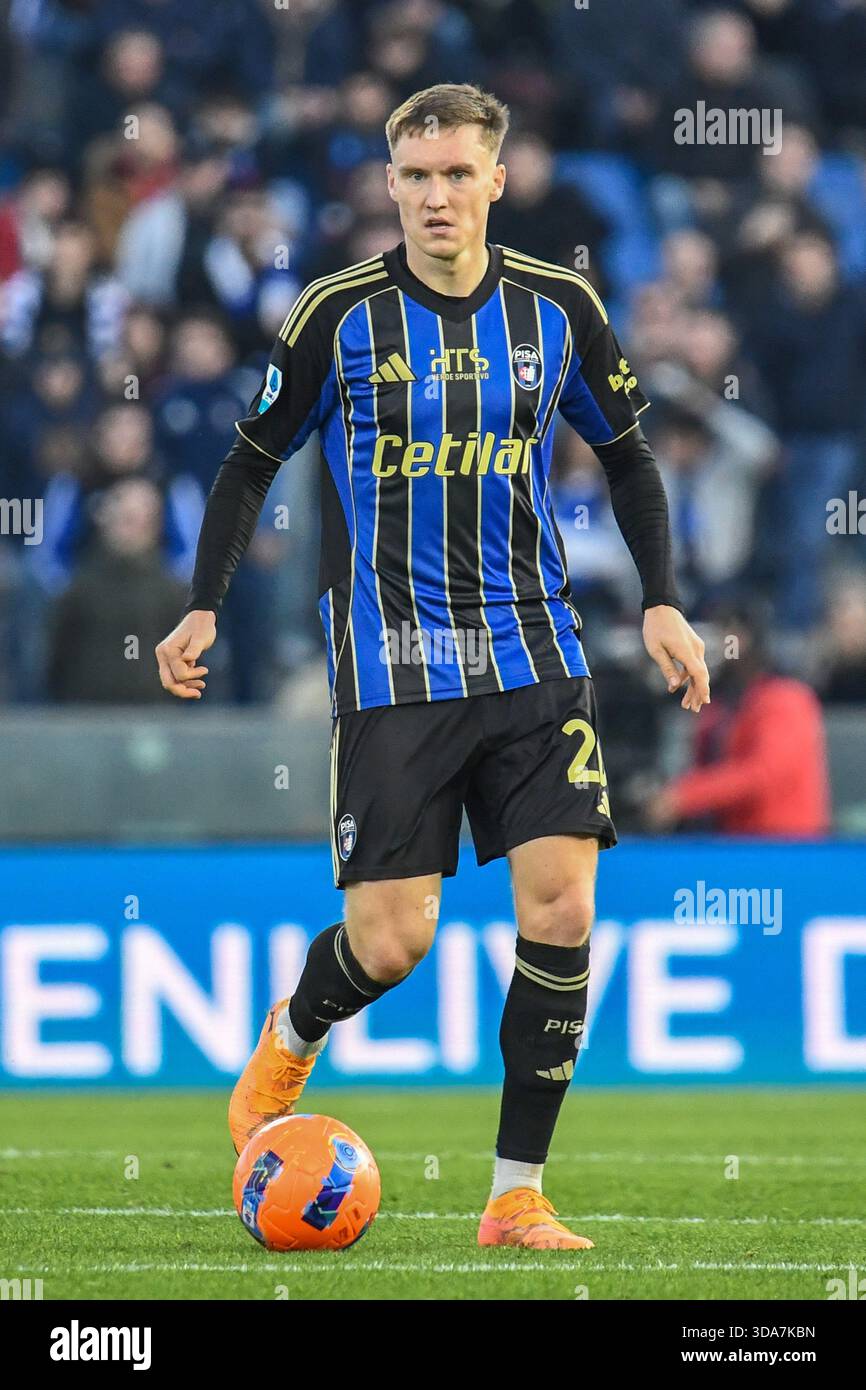 Michel Aebischer (Pisa) during Pisa SC vs Parma Calcio, Italian soccer ...