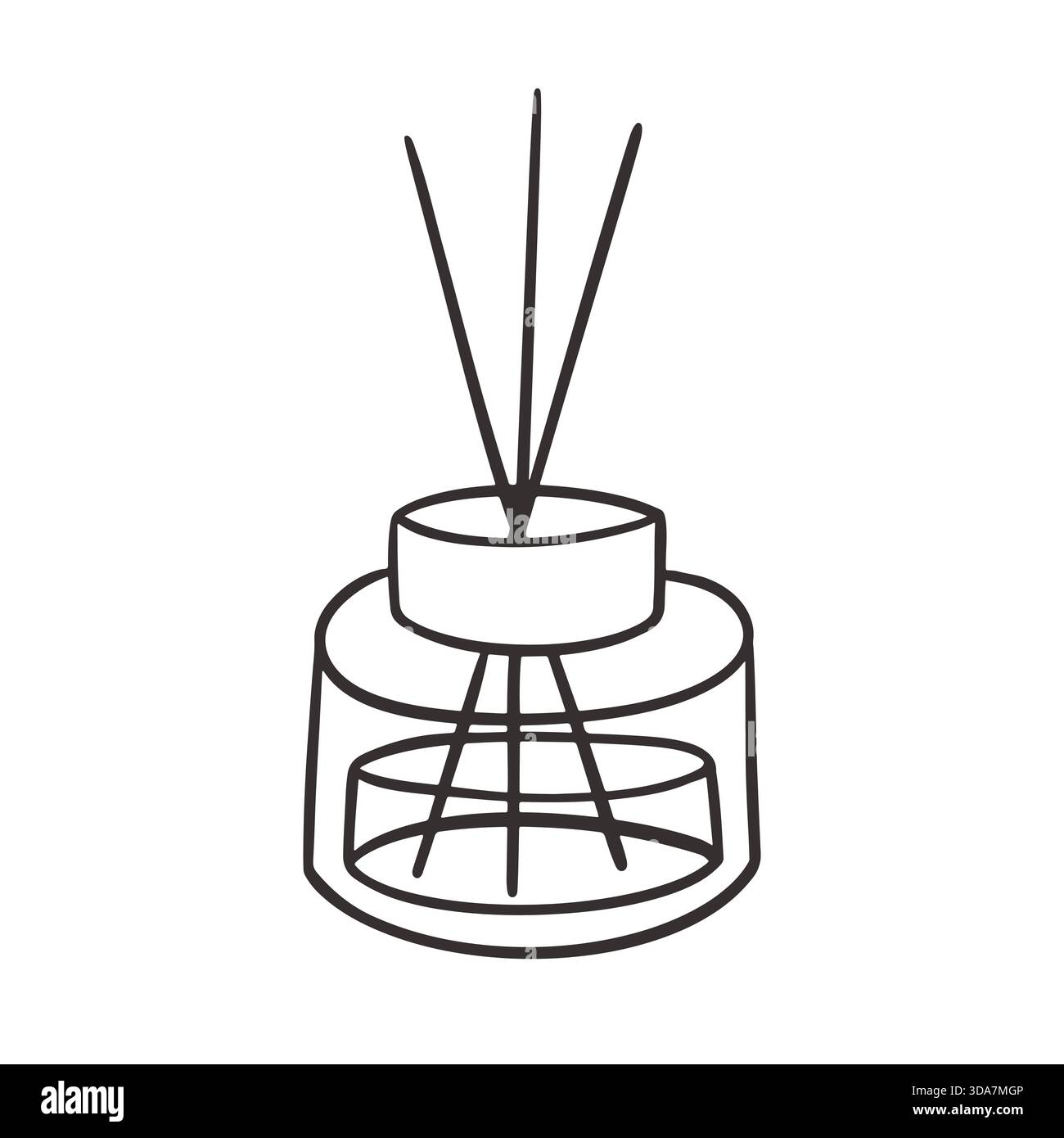 Aromatherapy essential oils outline Stock Vector Images - Alamy