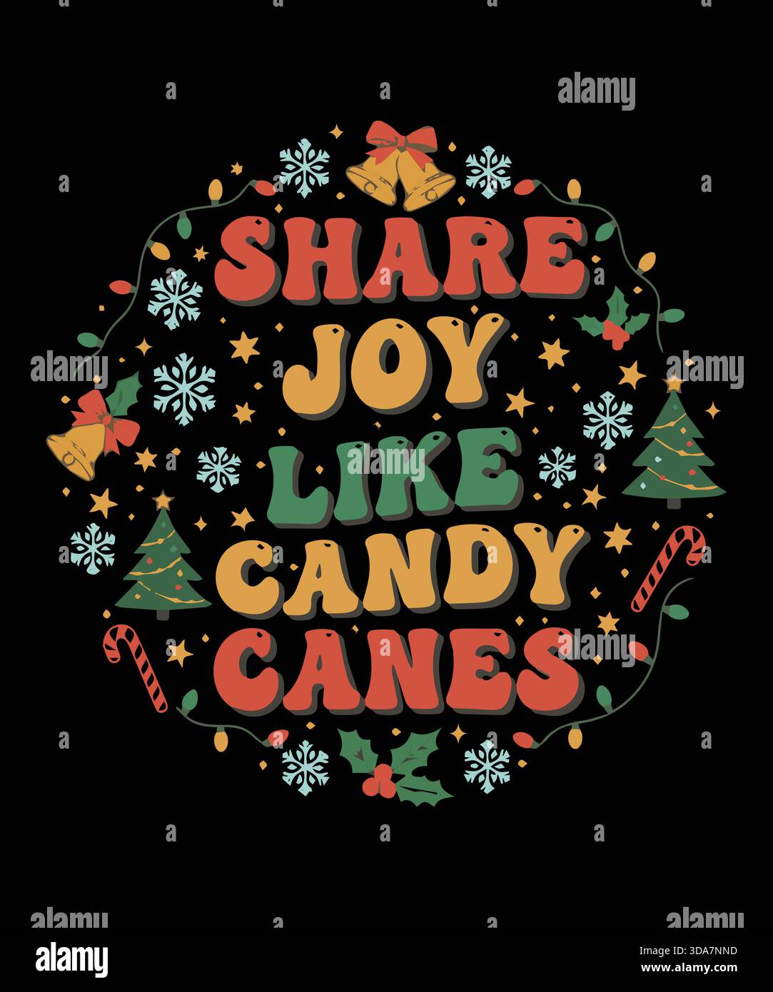 Nostalgic holiday design Stock Vector Images - Alamy