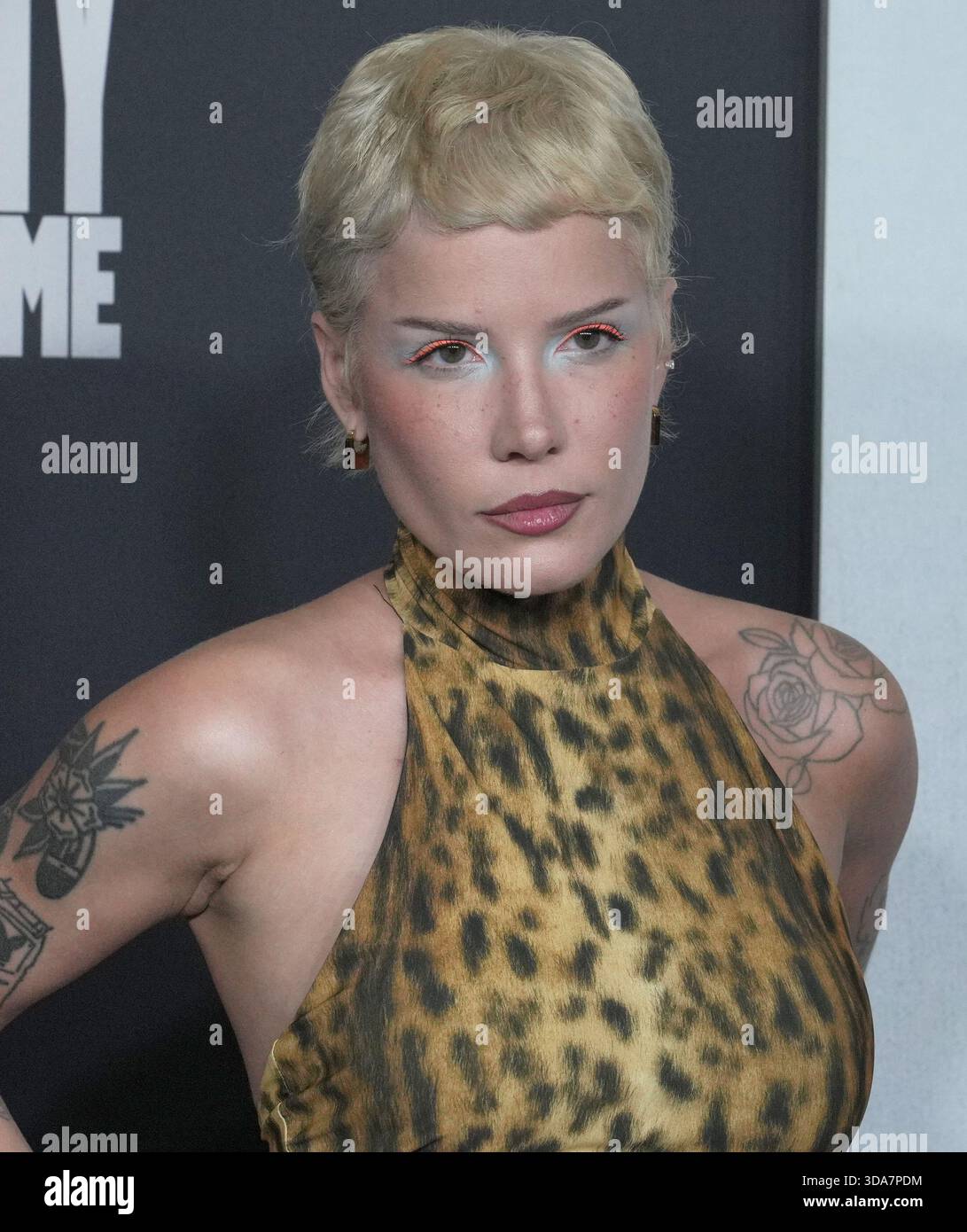 Halsey at the A24's MARTY SUPREME Los Angeles Premiere held at the ...
