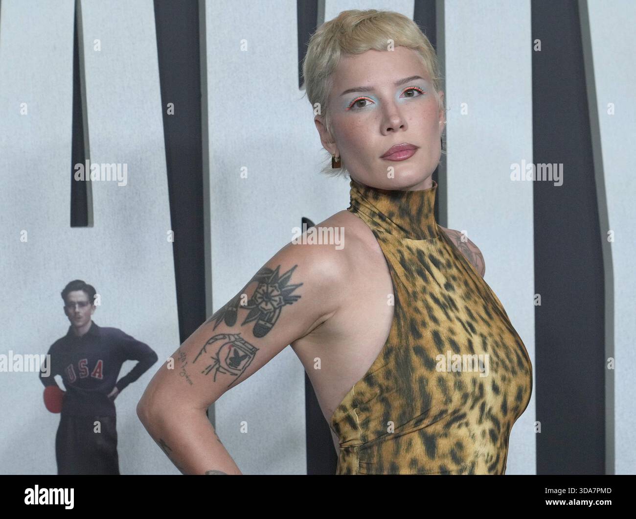 Halsey at the A24's MARTY SUPREME Los Angeles Premiere held at the ...