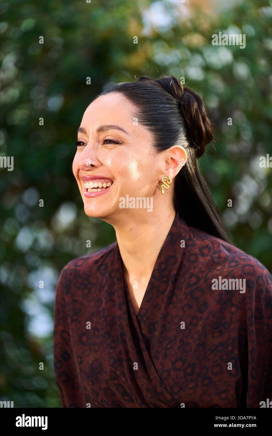 Oona Chaplin attends 'Avatar: Fire and Ash' Photocall at Mandarin Oriental Ritz Hotel on ...