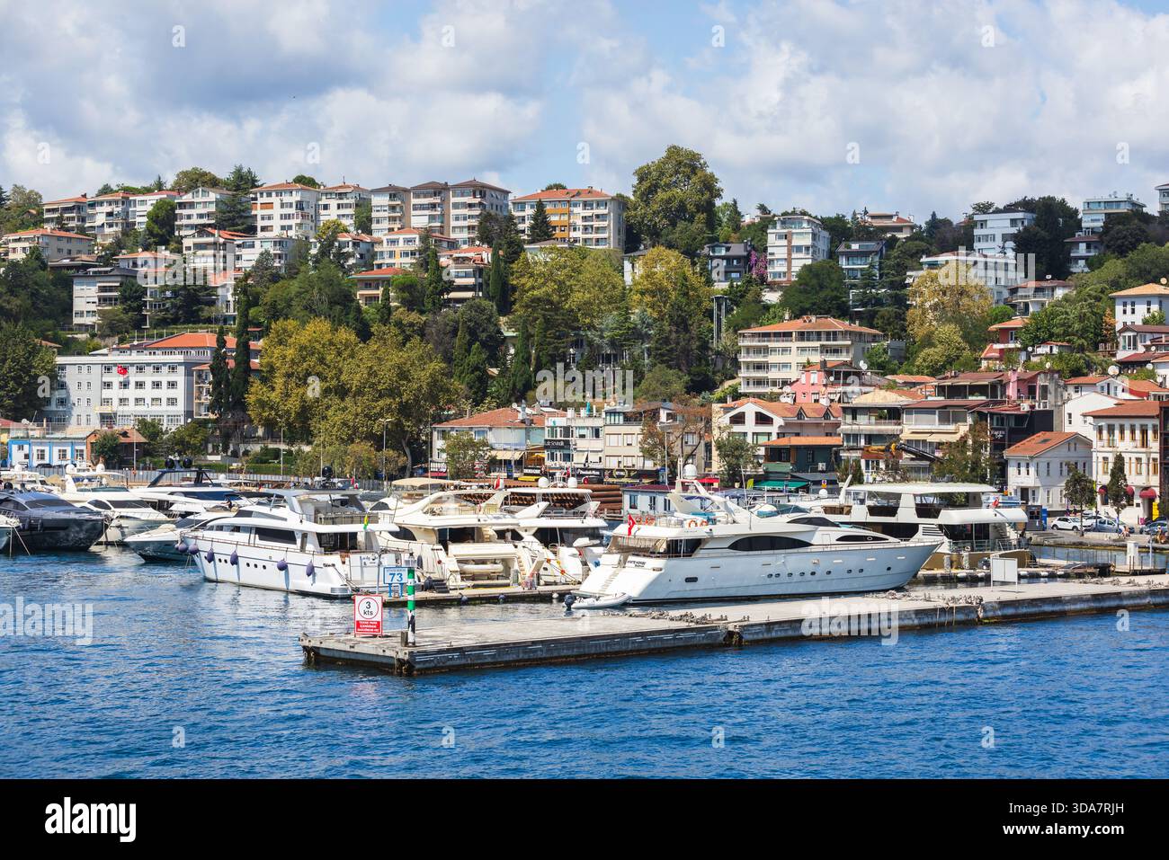 Istanbul, Turkey - August 24, 2025: A vibrant coastal harbor filled ...