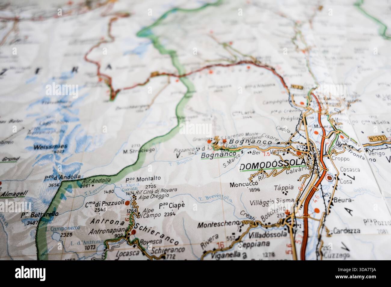 Map italy city hi-res stock photography and images - Alamy