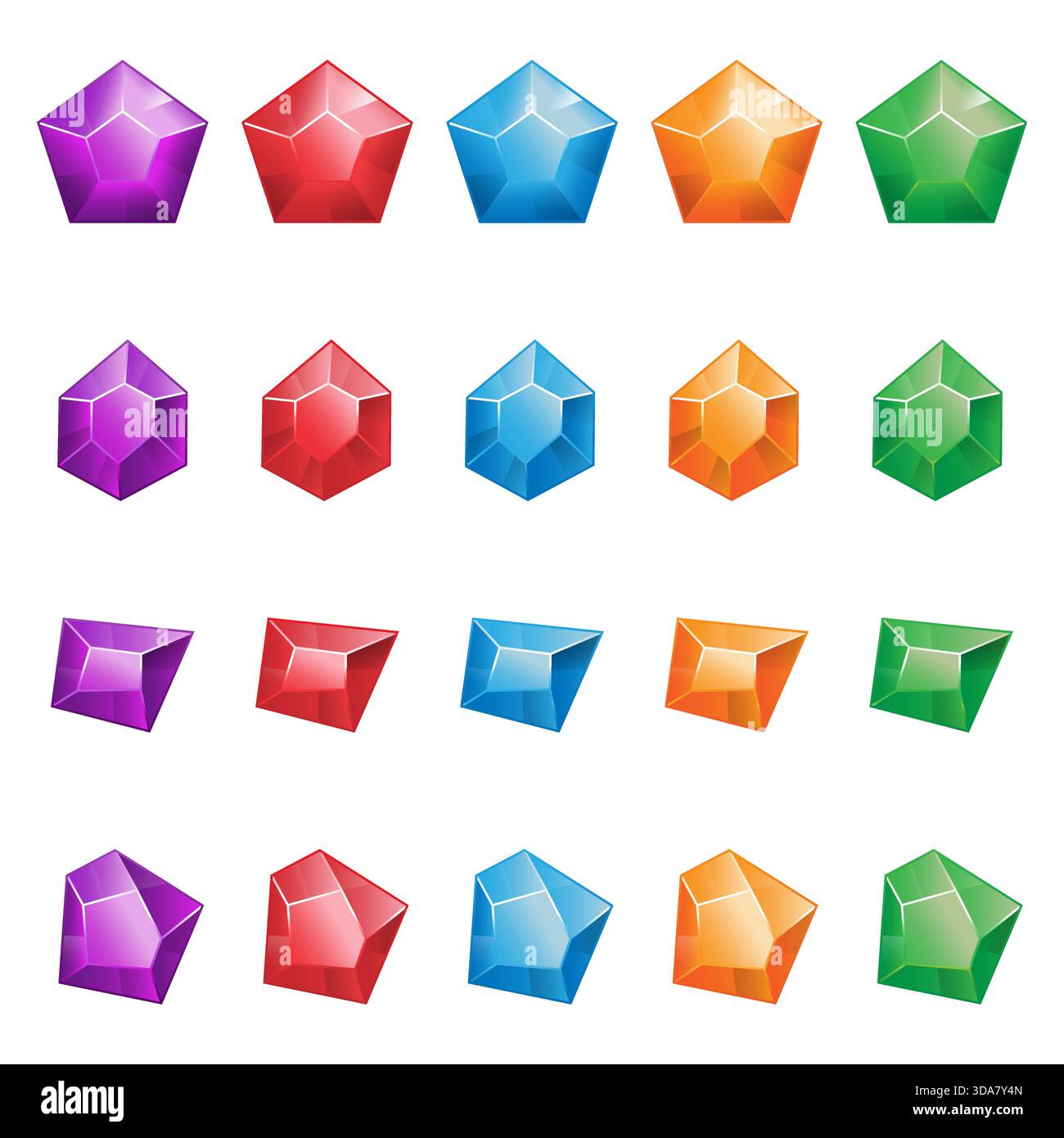 Glass game tokens Stock Vector Images - Alamy