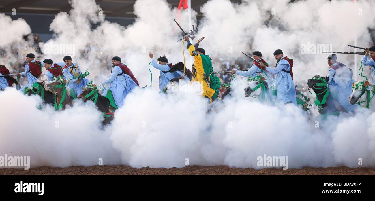 A burst of fire and rhythm.Moroccan Fantasia brings history alive in ...