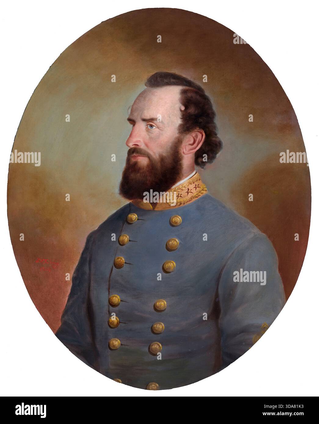 General portrait painting Cut Out Stock Images & Pictures - Alamy