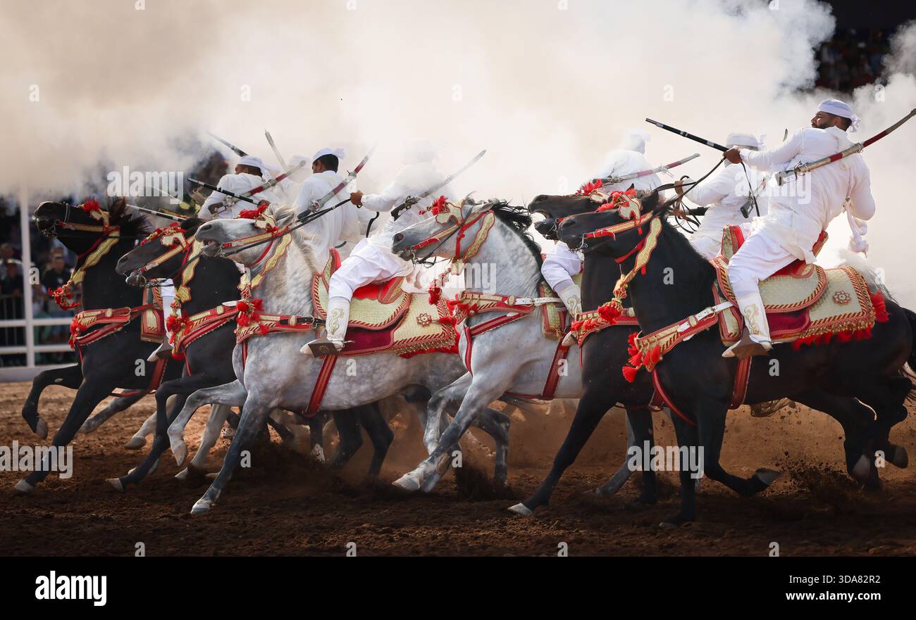 A burst of fire and rhythm.Moroccan Fantasia brings history alive in ...