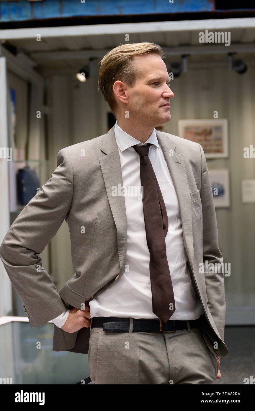 Hendrik Streeck at the opening of the new permanent exhibition 'You Are ...
