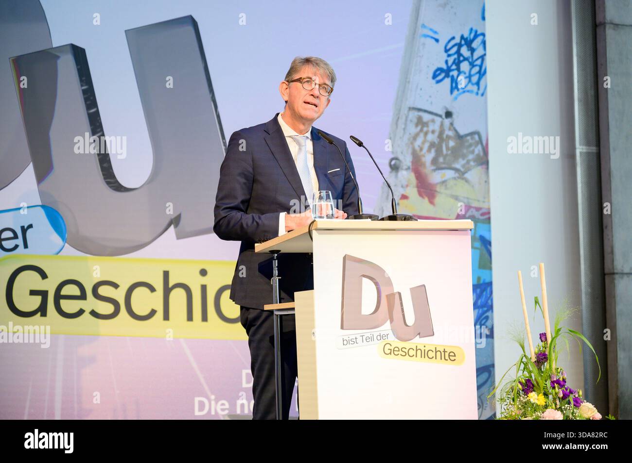 Wolfram Weimer at the opening of the new permanent exhibition 'You are ...