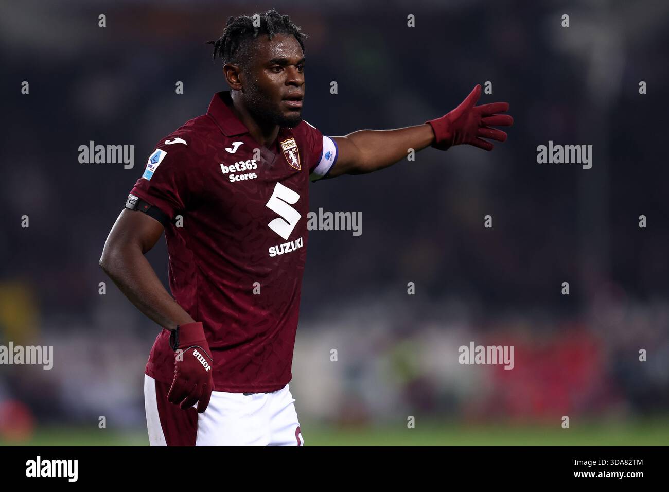 Duvan Zapata of Torino Fc gestures during the Serie A match beetween ...