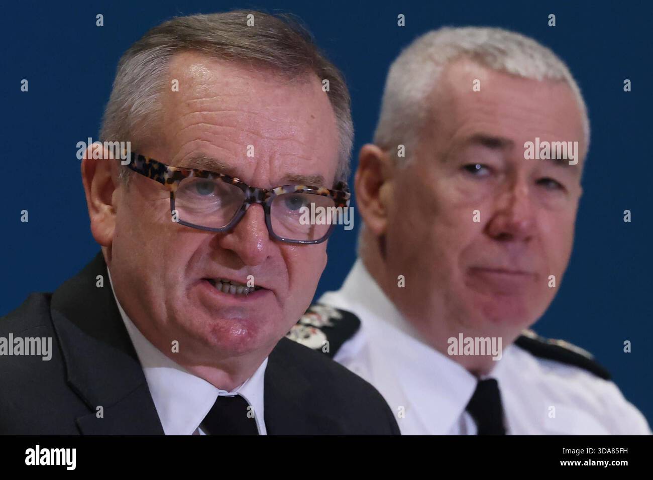Kenova chief Sir Iain Livingstone (left) and Police Service of Northern ...
