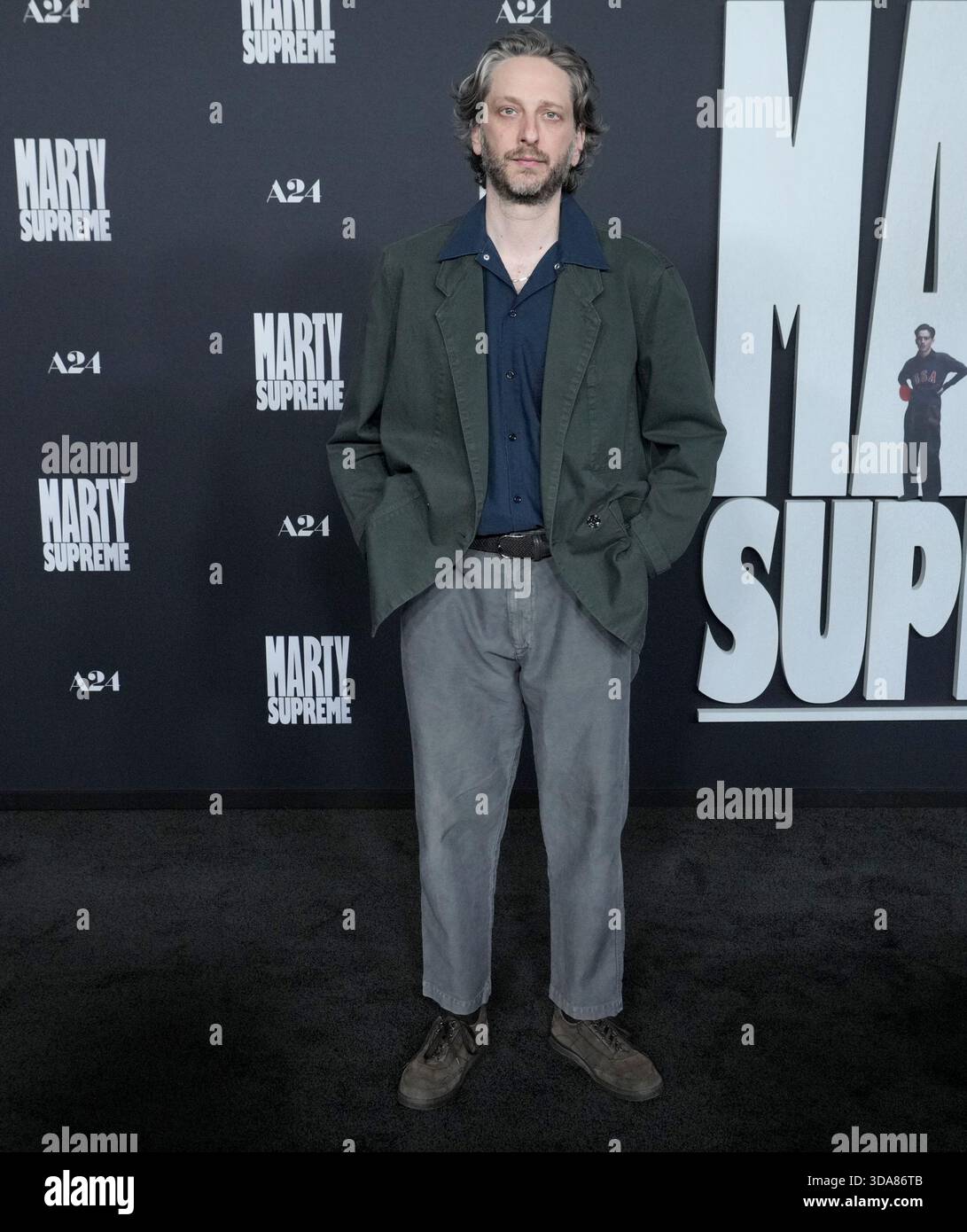 Daniel Lopatin at the A24's MARTY SUPREME Los Angeles Premiere held at ...