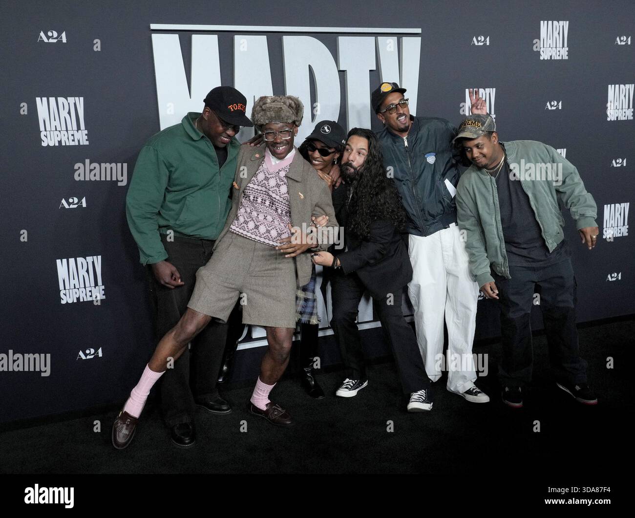 Los Angeles, USA. 08th Dec, 2025. (L-R) Lionel Boyce, Tyler The Creator ...