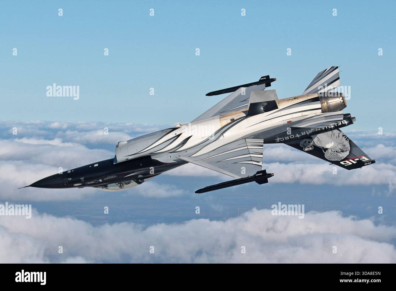 Belgian Air Force F-16AM Fighting Falcon FA-101 Dark Falcon, military ...