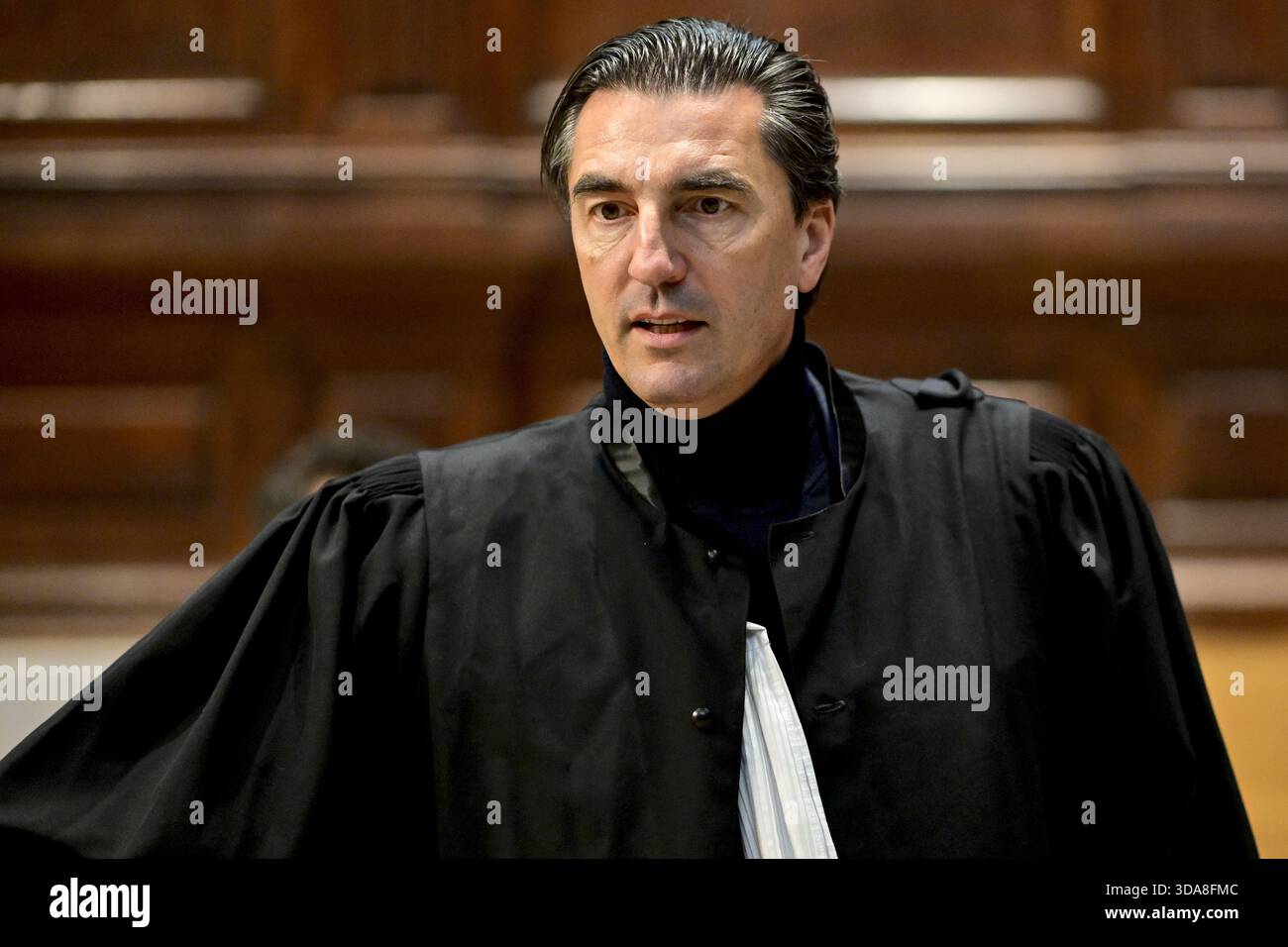 Lawyer Kris Luyckx representing the civil parties pictured during the ...