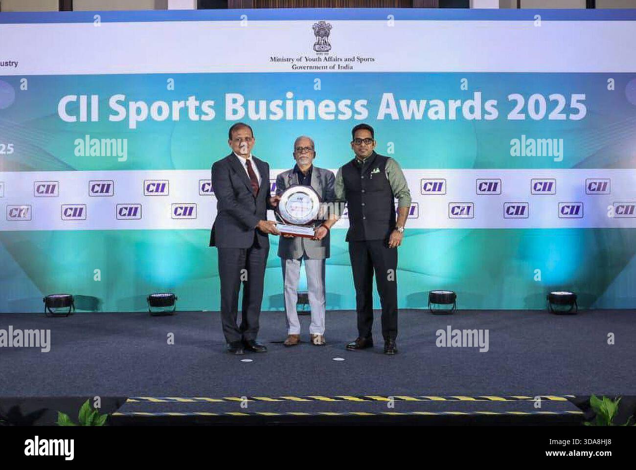The Sports Development Authority of Tamil Nadu (SDAT) was honoured with the CII Sports Business ...