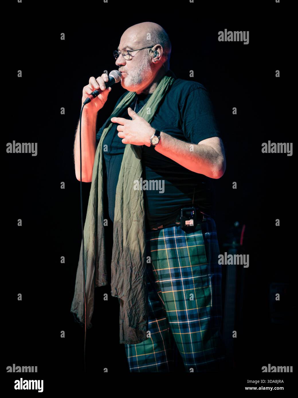 Scottish singer Fish, former singer of Marillion, performing live at ...
