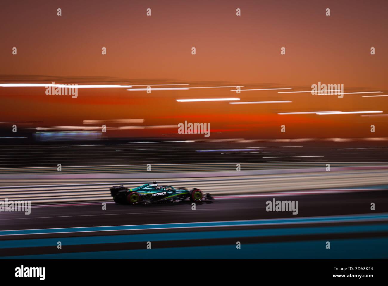 35 CRAWFORD Jak (usa), Aston Martin F1 Team AMR25, action during the 2025 Formula 1 Abu Dhabi ...