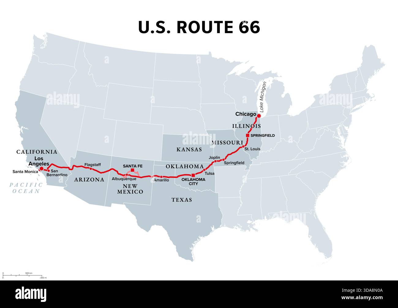 Map us original states Cut Out Stock Images & Pictures - Alamy