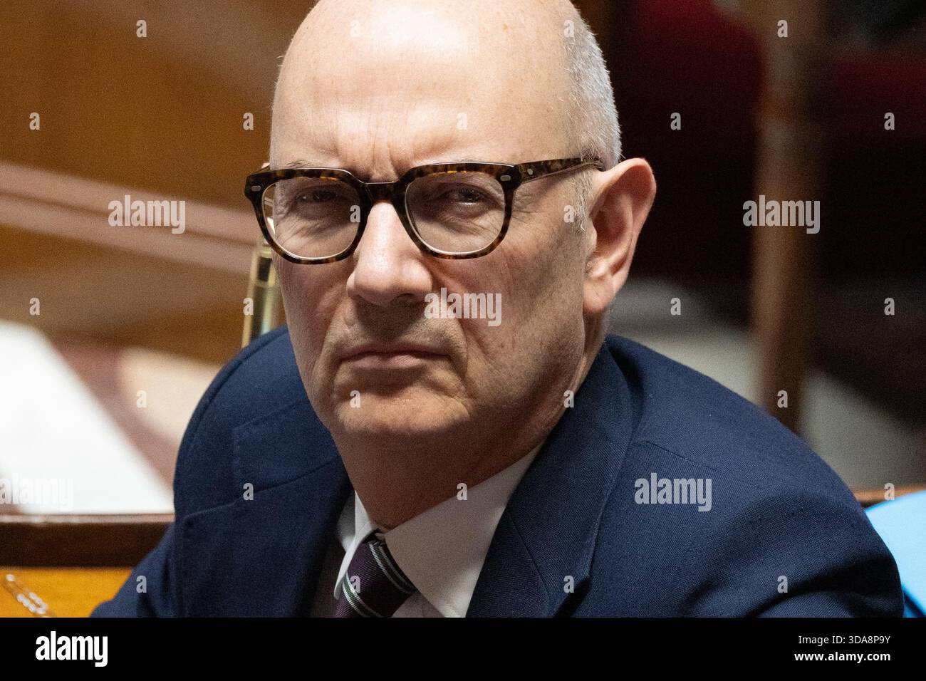 French Finance Minister Roland Lescure during a session of questions to ...