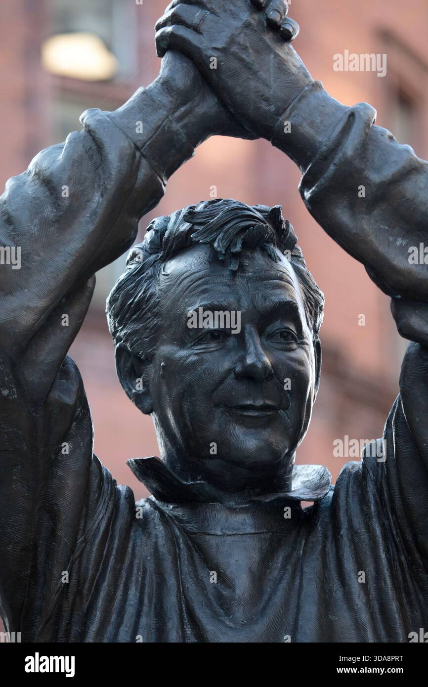 Nottingham, UK - June 28th 2025: Statue of iconic football manager ...