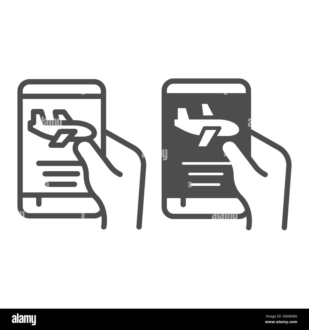 White flight mode in mobile hi-res stock photography and images - Alamy