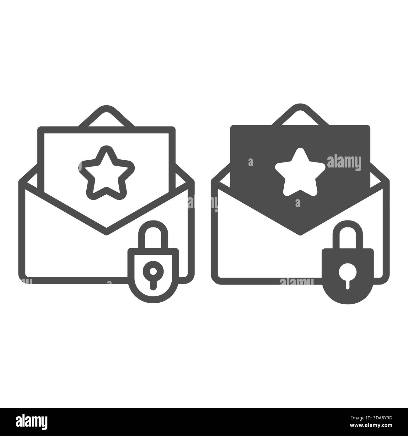 Correspondence letter privacy Black and White Stock Photos & Images - Alamy