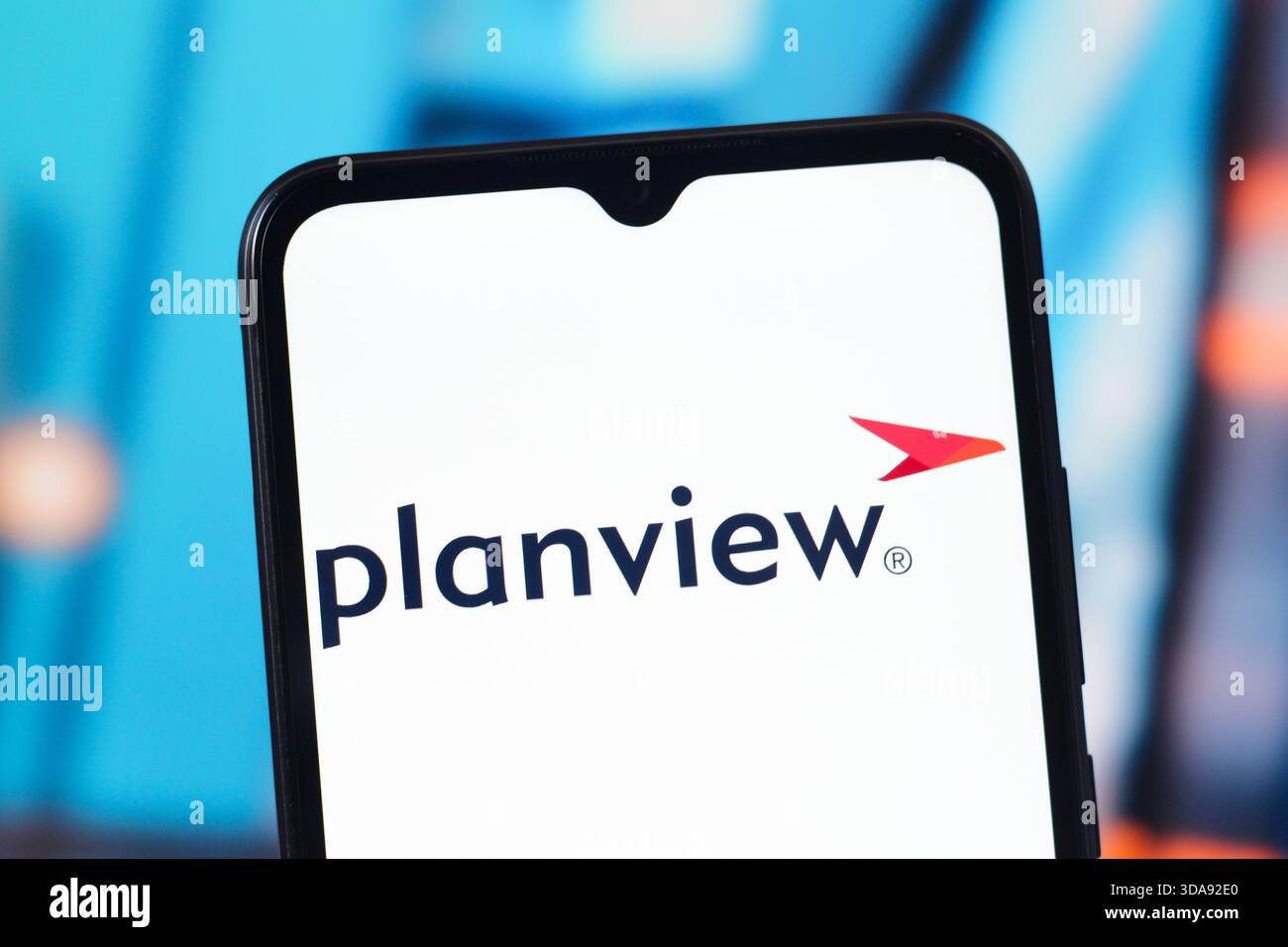 December 9, 2025, Canada: In this photo illustration, the Planview logo ...