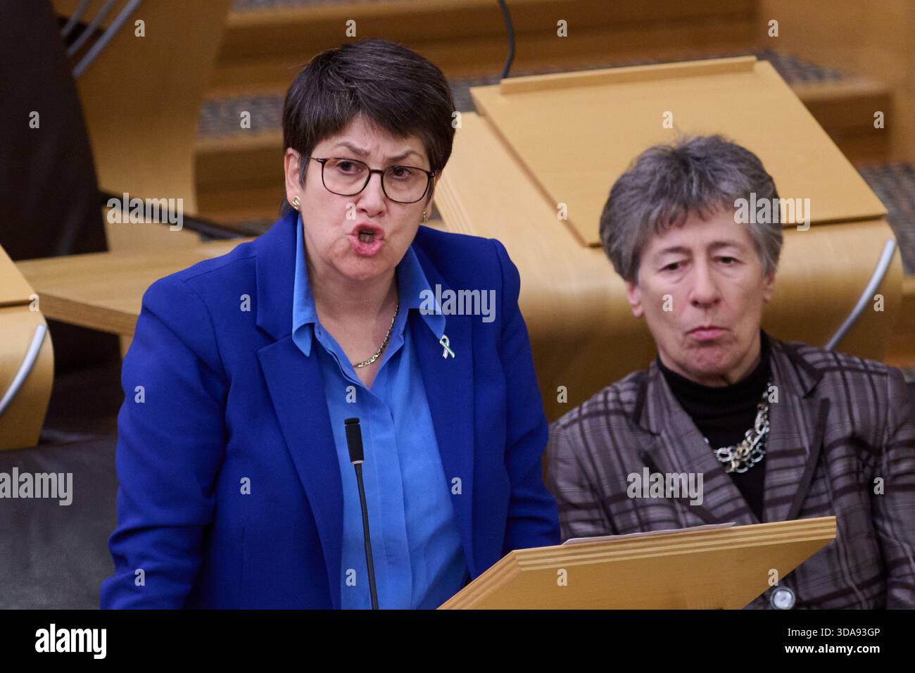 Edinburgh Scotland, UK 09 December 2025. Tess White MSP at the Scottish ...