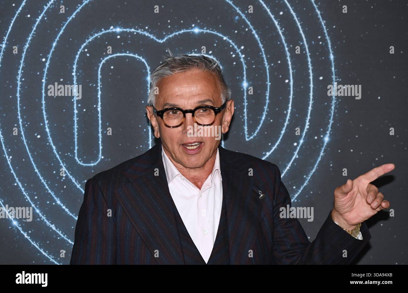 Milan, Italy MasterChef Italia 2025 photocall with the three chef ...