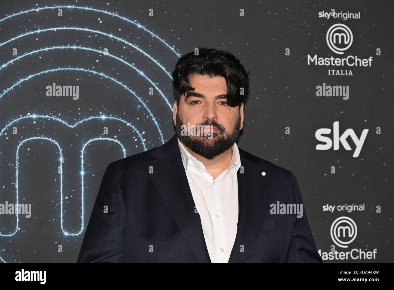 Milan, Italy MasterChef Italia 2025 photocall with the three chef ...
