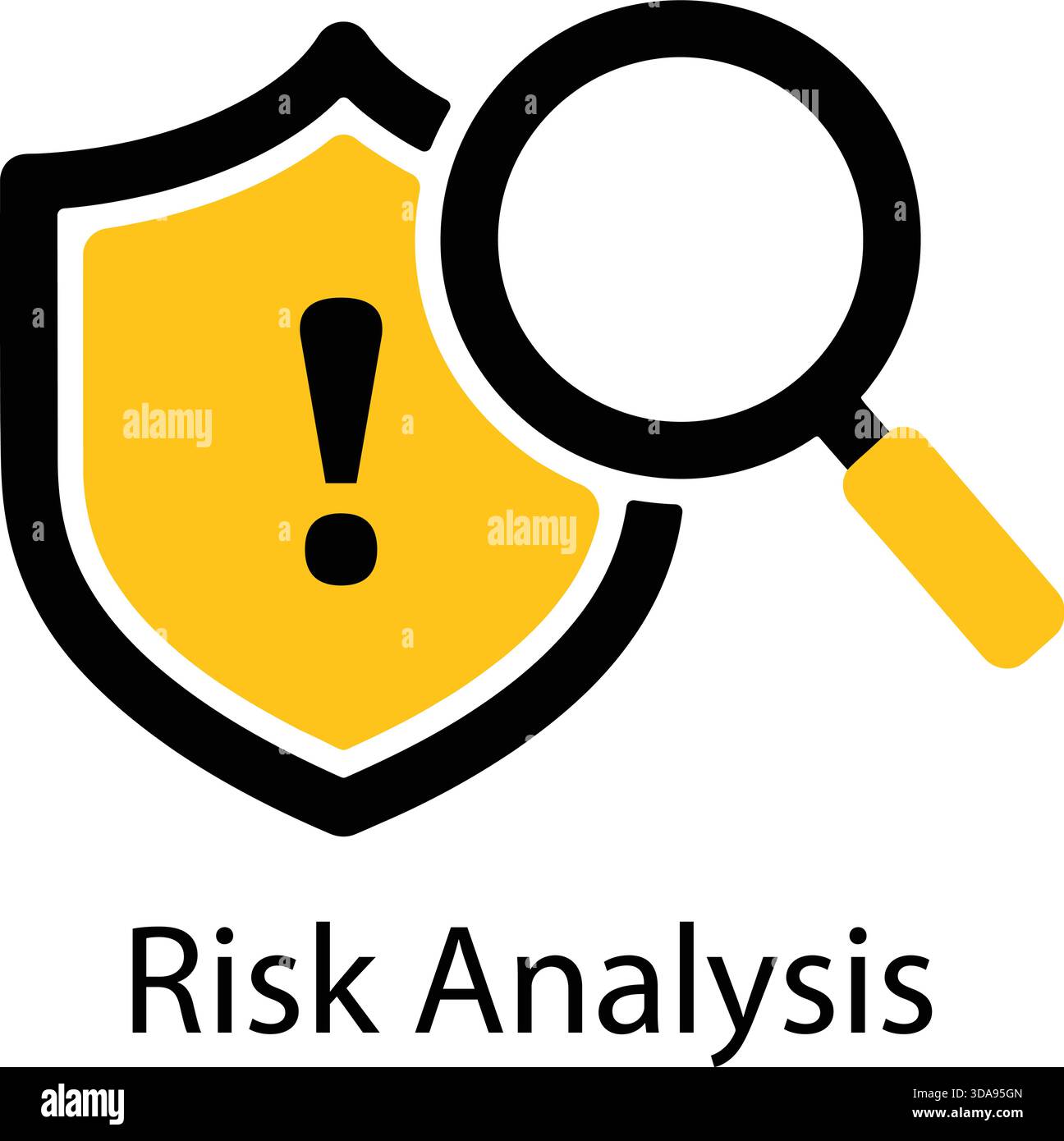 Symbolizing risk assessment safety Stock Vector Images - Alamy