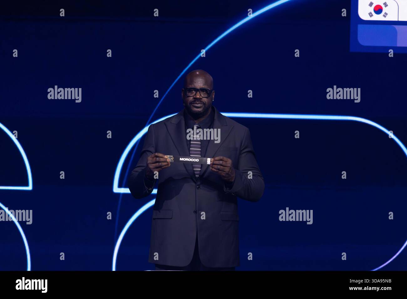 Shaquille O'Neal participates in the official draw for the 2026 FIFA ...
