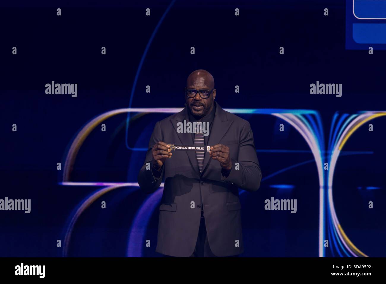 Shaquille O'Neal participates in the official draw for the 2026 FIFA ...