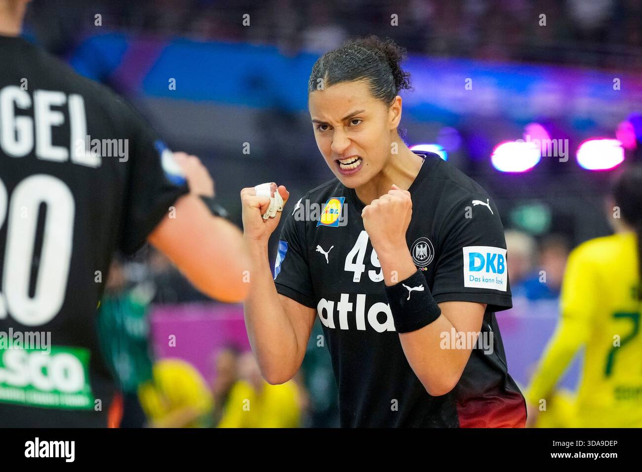 Dortmund, Germany 20251209. Germany's Aimée von Pereira during the quarter-final of the Women's ...