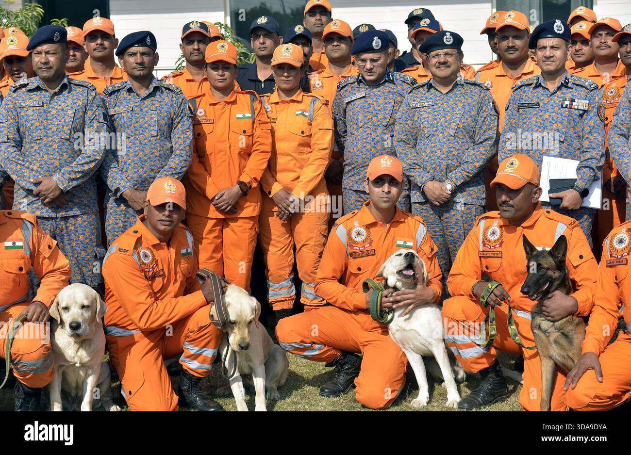 GHAZIABAD, INDIA - DECEMBER 9: NDRF Director General Piyush Anand pose ...