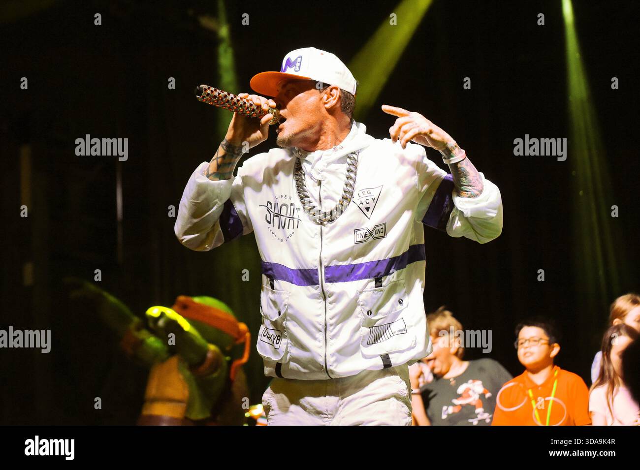 Vanilla Ice performs at Winterfest 2025 at the National Polo Center in ...