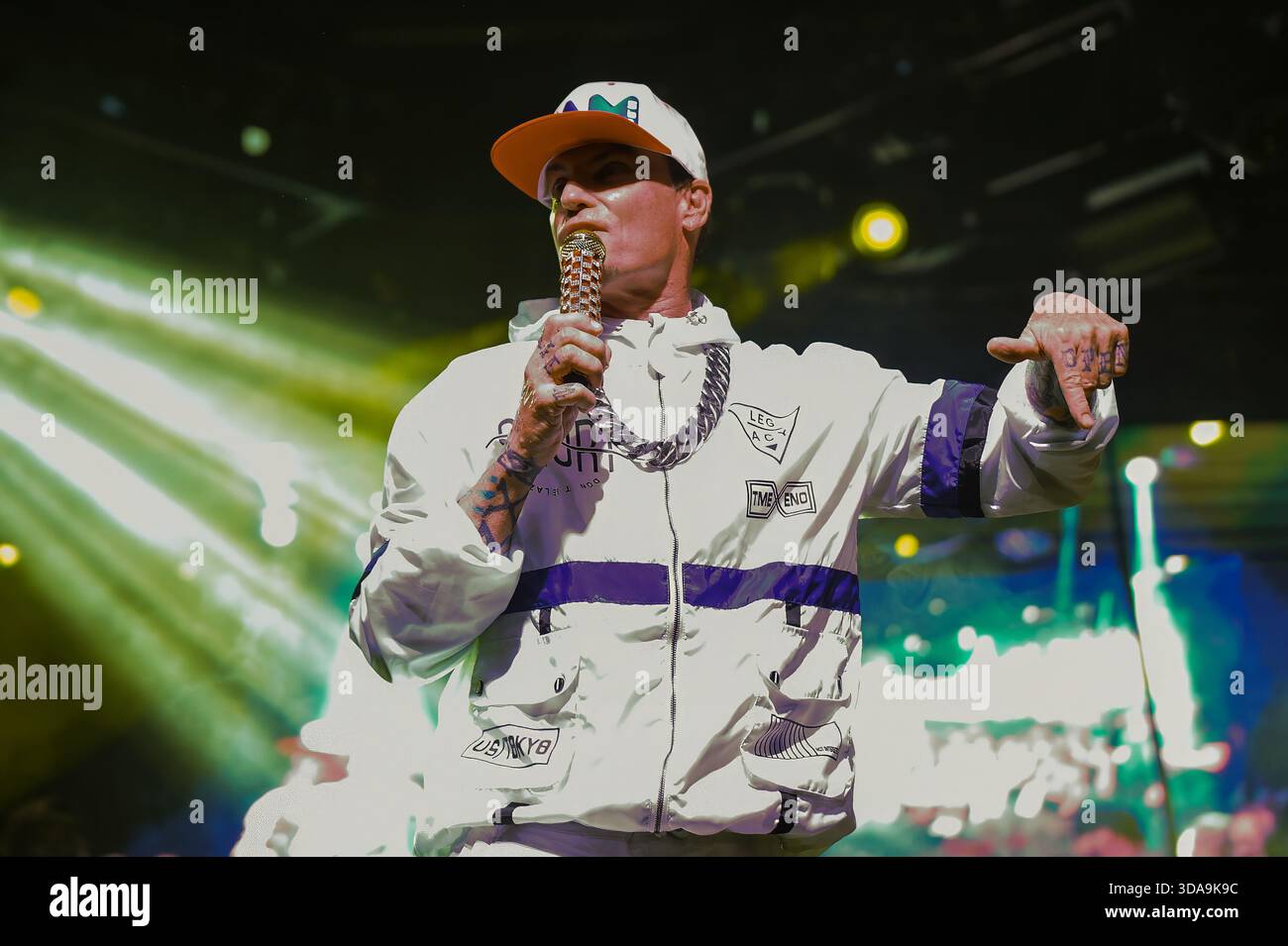 Vanilla Ice performs at Winterfest 2025 at the National Polo Center in ...