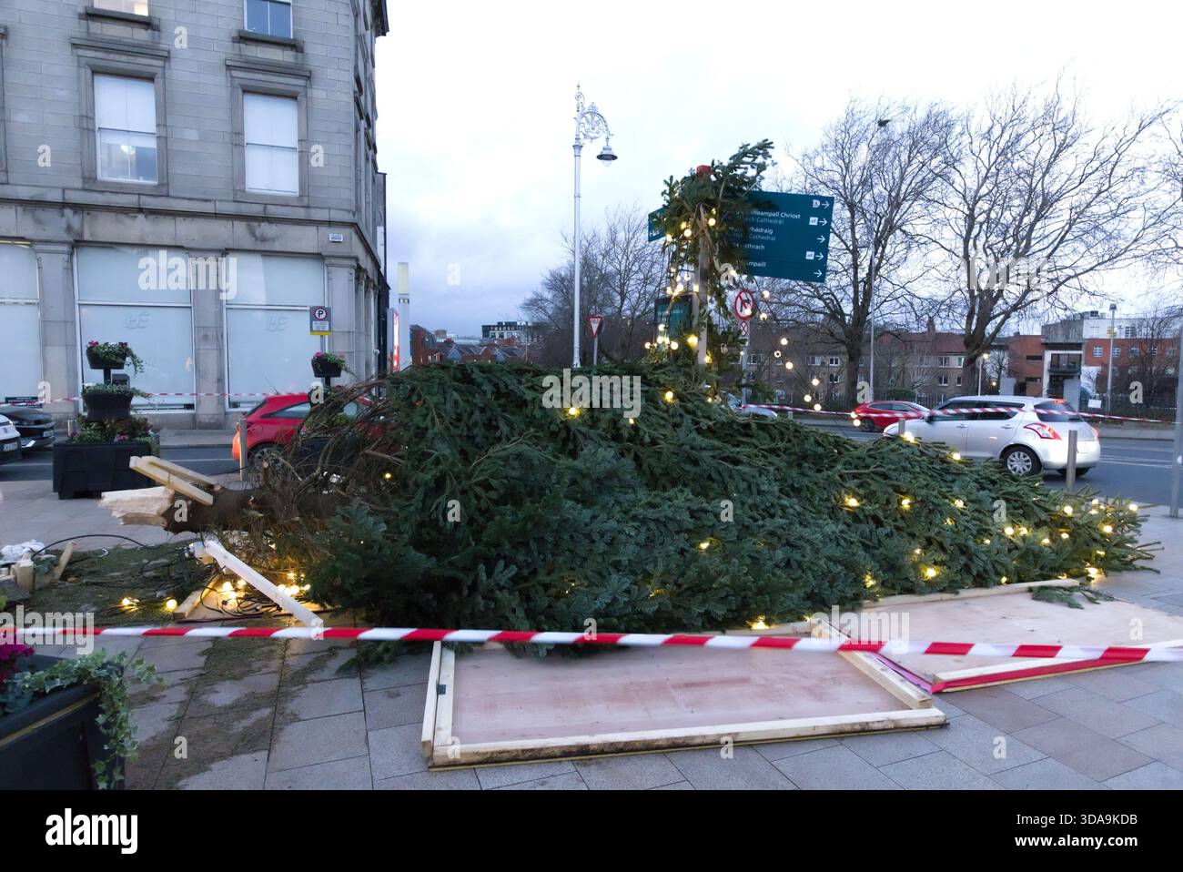 Dublin, Ireland - 09th December 2025 - View from Cornmarket in Dublin ...