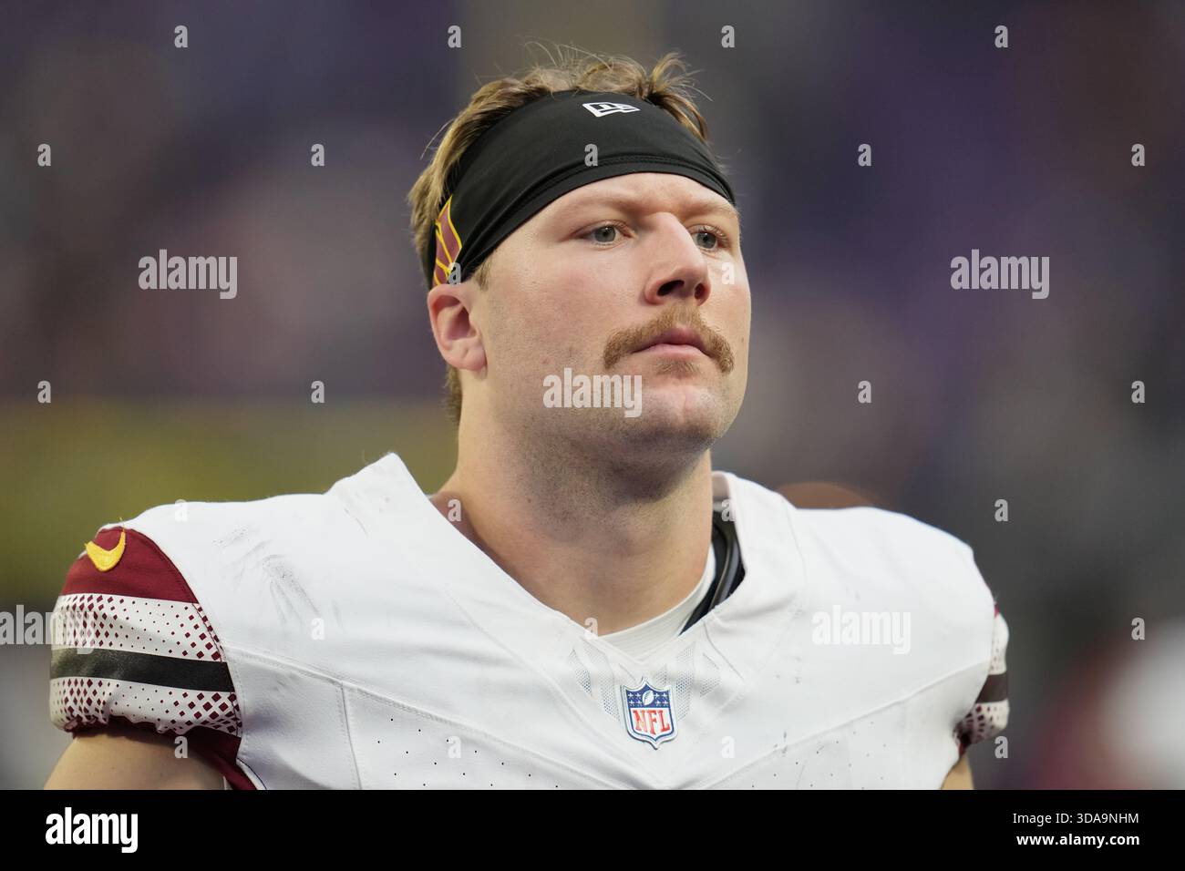 Washington Commanders tight end Colson Yankoff (80) leaves the field ...