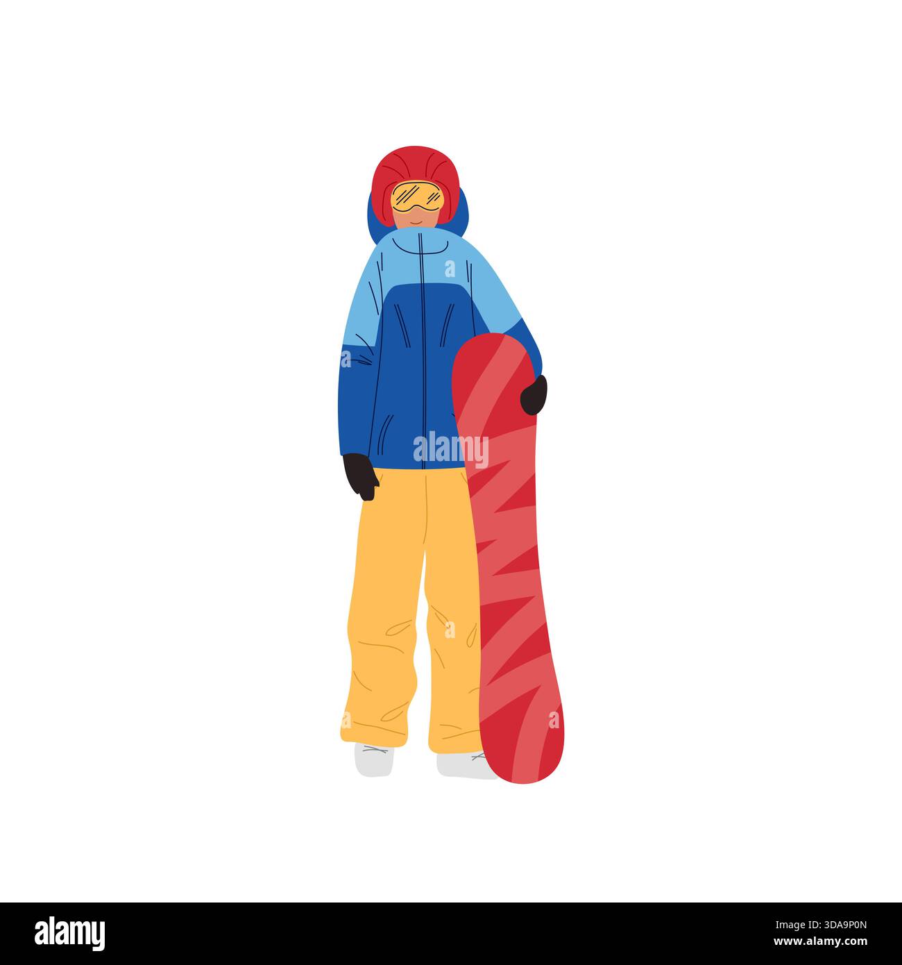 Person in winter gear Stock Vector Images - Alamy